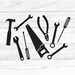 Tools SVG, Tools Cut File, Tools PNG, Tools Clipart, Mechanic Tools SVG ...