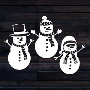 Snowman SVG, Christmas Snowman SVG, Snowman Ornament SVG, Snowman ...