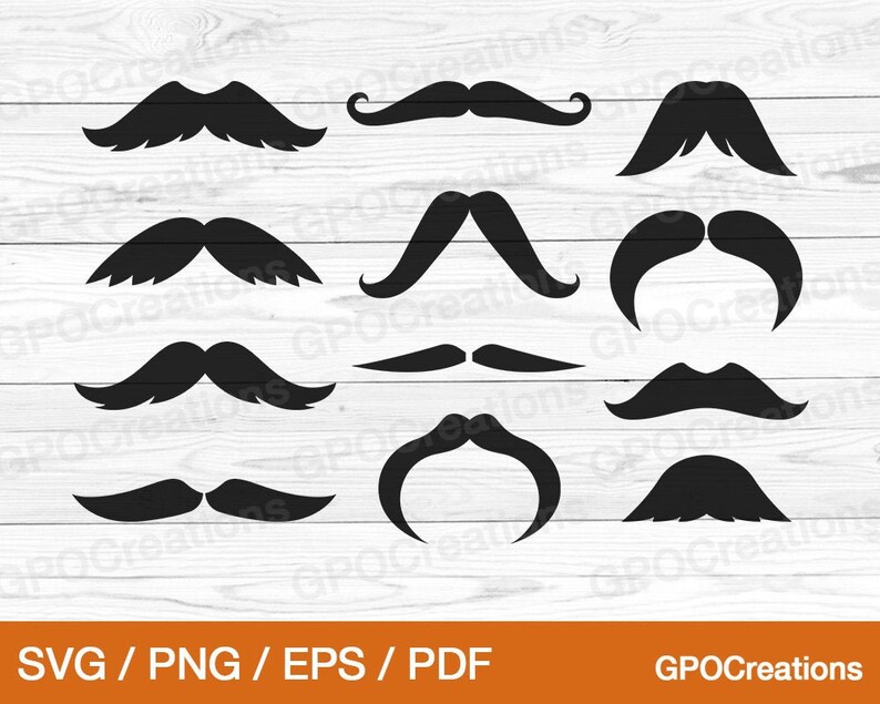 Snor SVG snor SVG snor SVG bundel snor vector snor - Etsy België