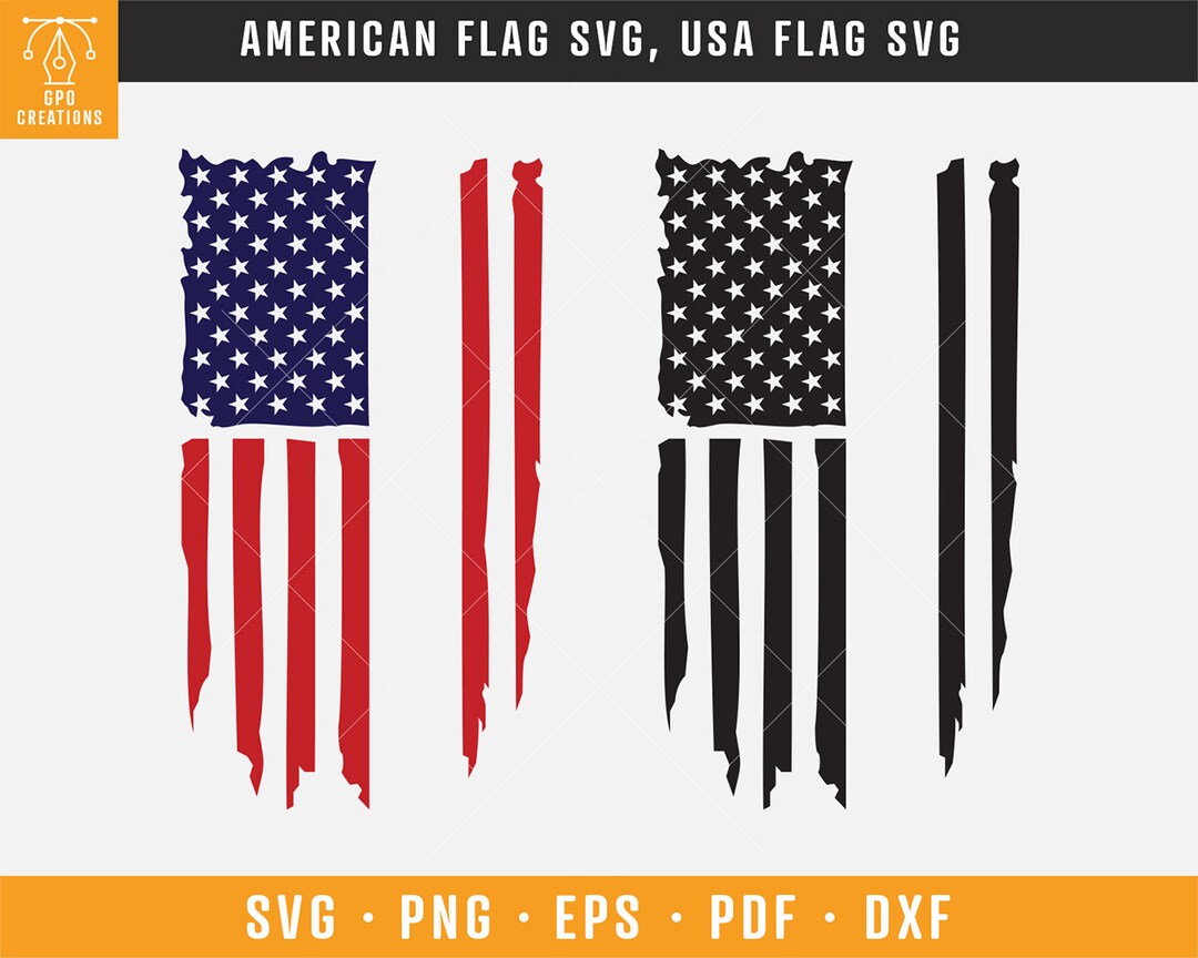 American Flag SVG, USA Flag SVG, 4th of July Svg, Fourth of July Svg ...