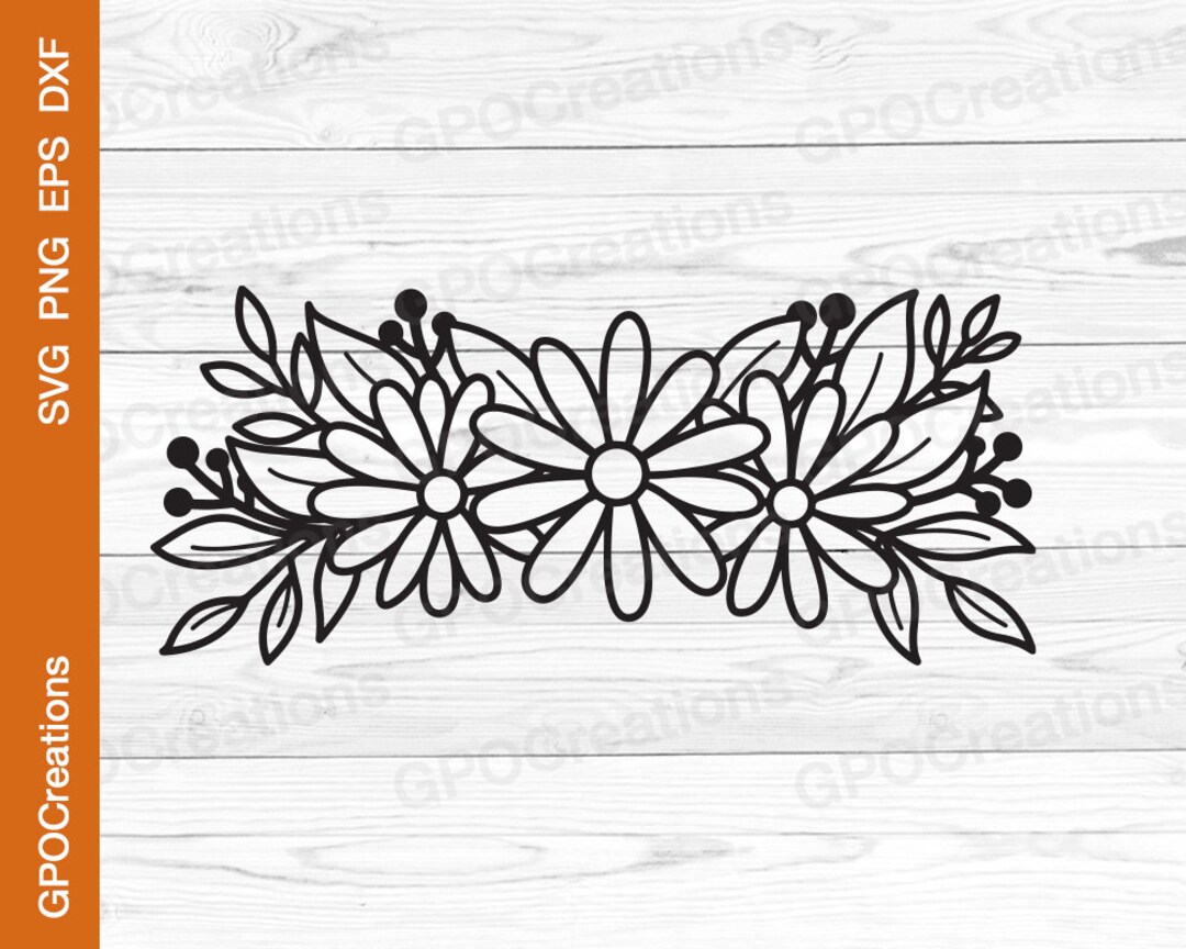 Daisy Svg, Daisy Flower Svg, Daisy Cut File, Svg Flower, Svg Daisy ...