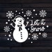 Let It Snow SVG, Snowman SVG, Merry Christmas SVG, Snowman Png ...