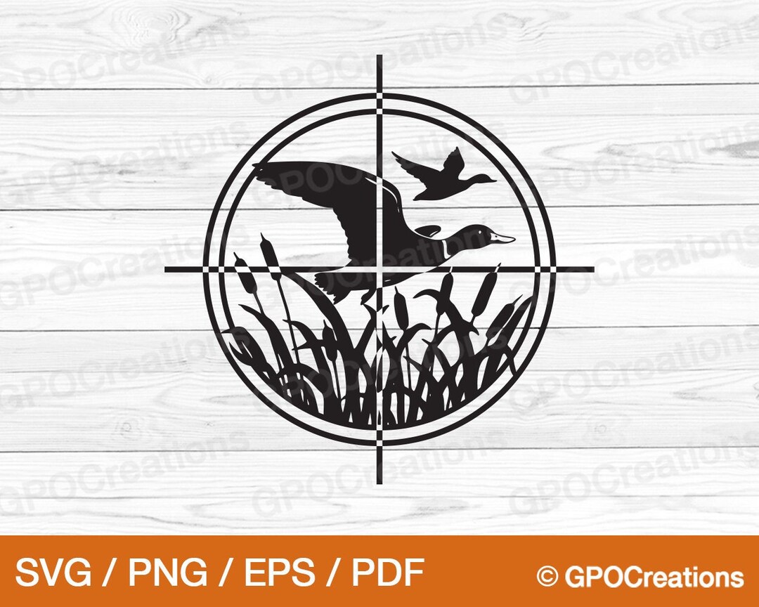 Duck Hunting SVG Duck SVG Duck Hunting Cut File Duck - Etsy