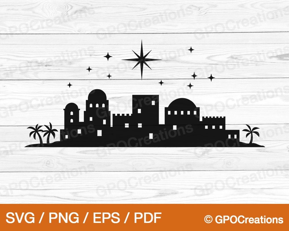 Bethlehem SVG Christmas Star SVG Bethlehem PNG Bethlehem - Etsy