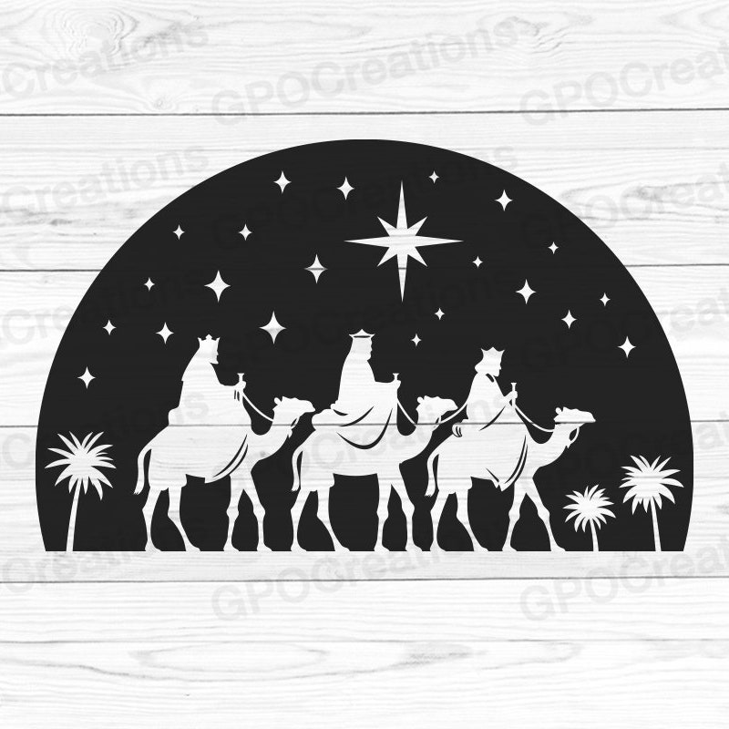 Three Kings Card - Etsy