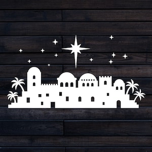 Bethlehem SVG, Christmas Star SVG, Bethlehem PNG, Bethlehem Cut File ...