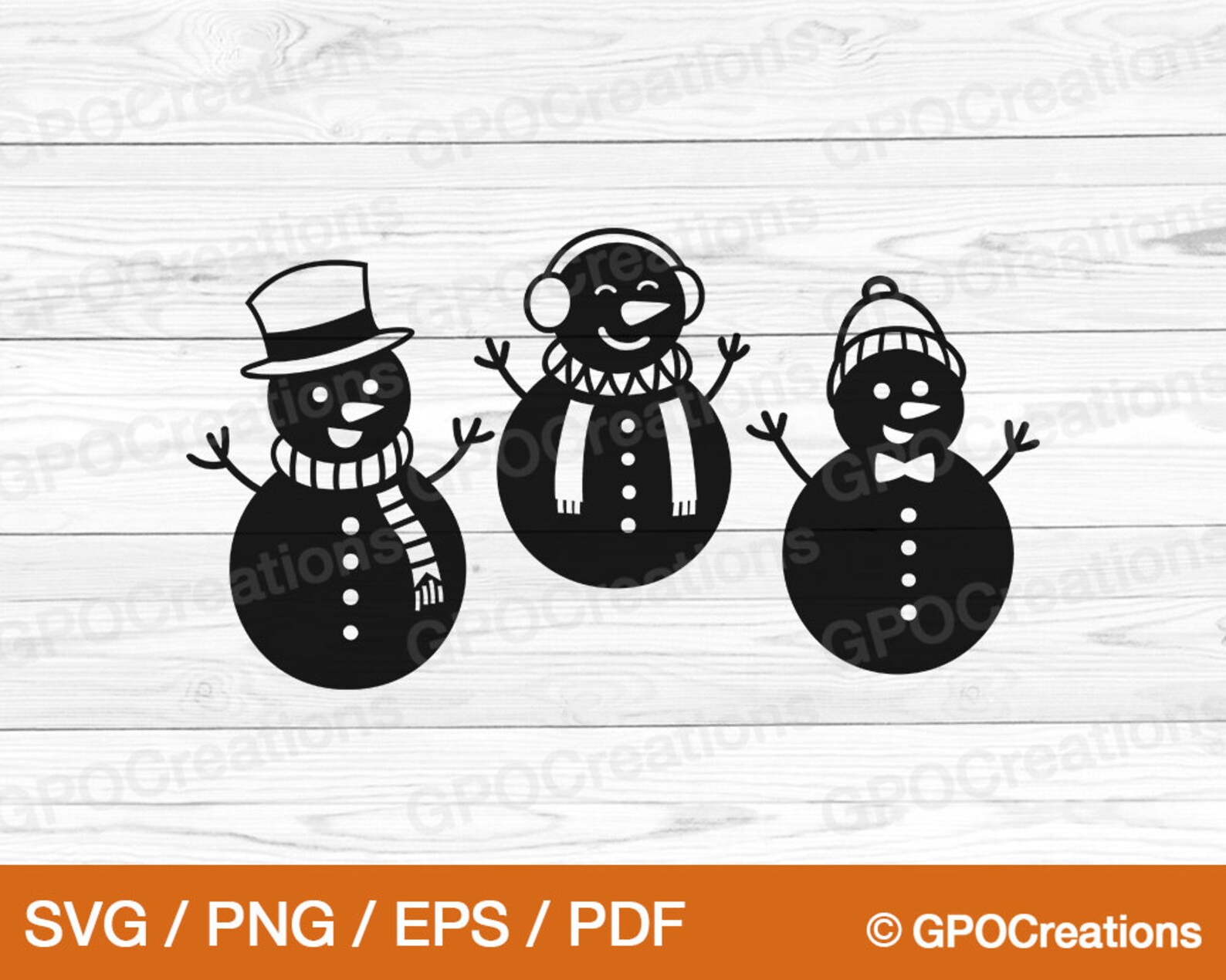 Snowman SVG Christmas Snowman SVG Snowman Ornament SVG - Etsy
