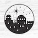 Bethlehem SVG, Christmas Star SVG, Christmas SVG, Bethlehem Clipart ...