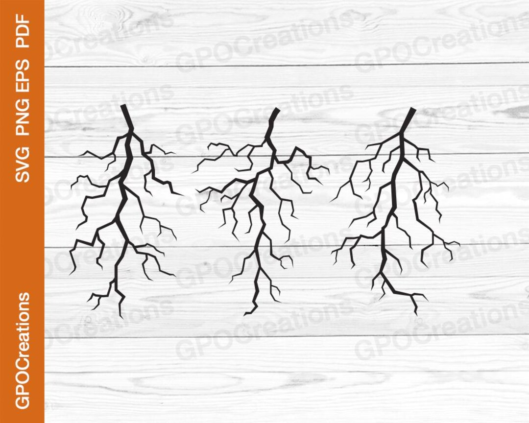 Rayo SVG, Rayo SVG, Clipart de rayo, Rayo PNG, Archivo de corte de rayo ...