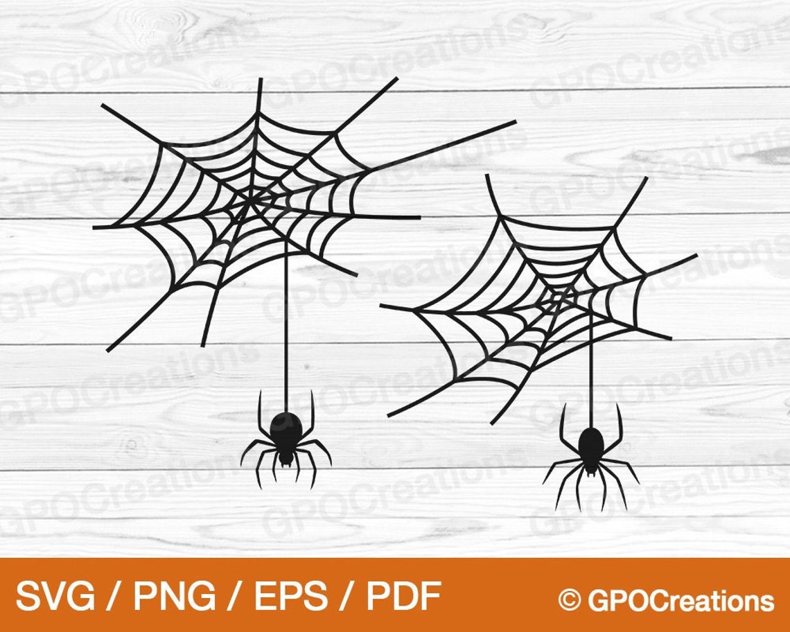 Spider SVG Spiderweb SVG Halloween Spider SVG Spider Web - Etsy