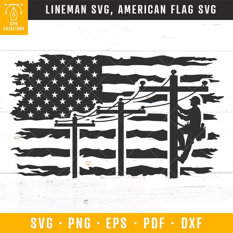 Lineman Svg - Etsy