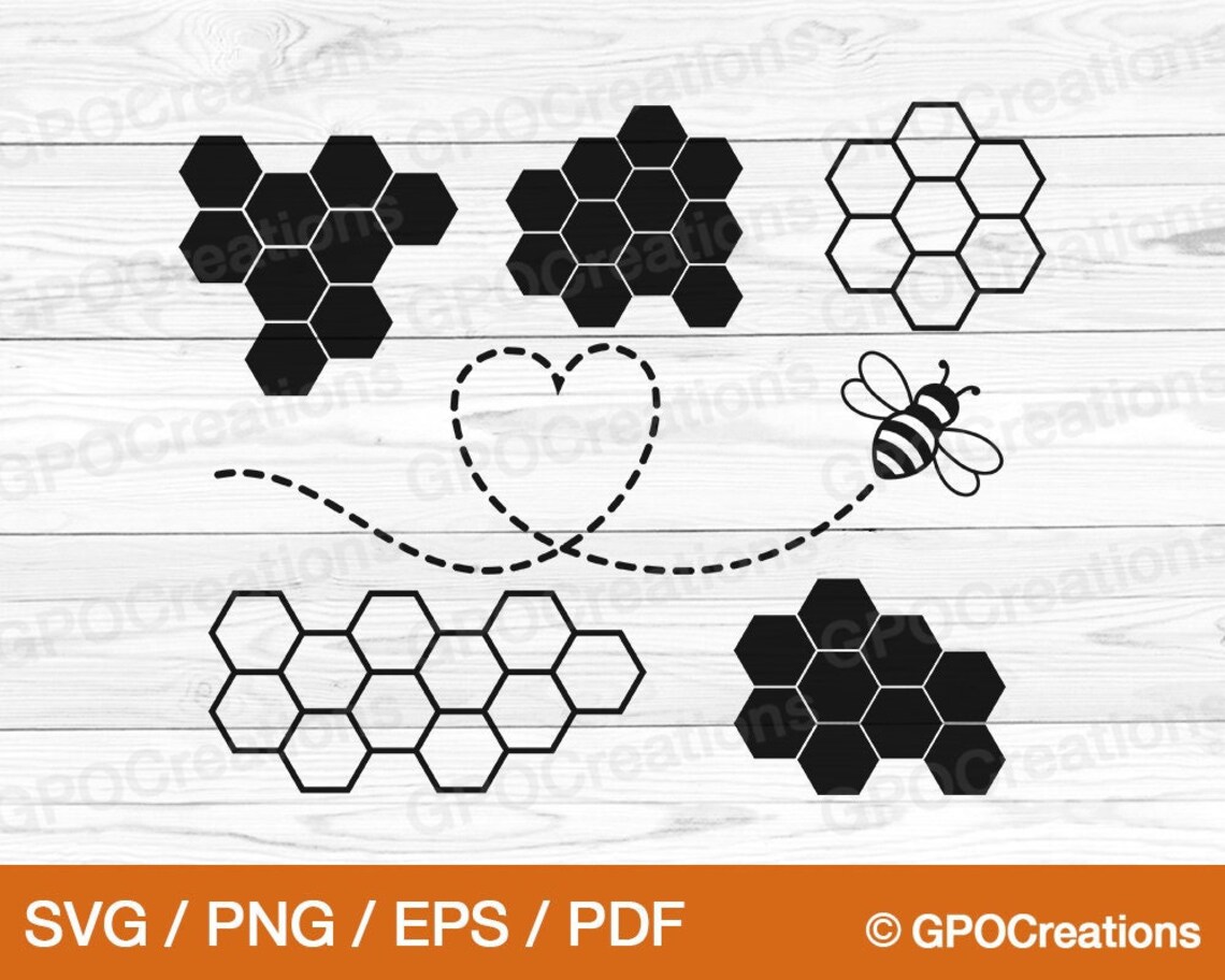 Honeycomb SVG Honeybee SVG Bee SVG Honey Svg Beekeeper - Etsy UK