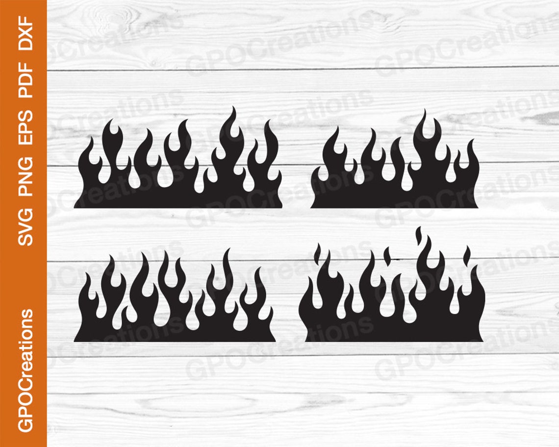 Fire SVG, Flames SVG, Fire Flame SVG, Flame Svg, Fire Clipart, Flames ...