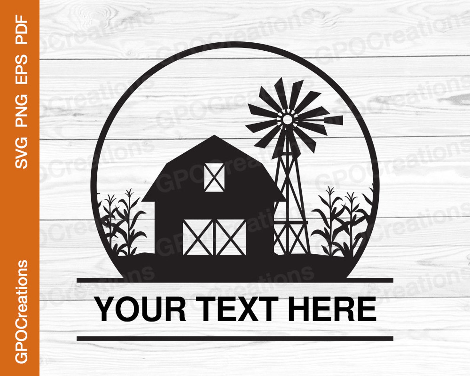 Farm SVG, Farm Scene SVG, Farm Split Monogram SVG, Farm Life Svg ...