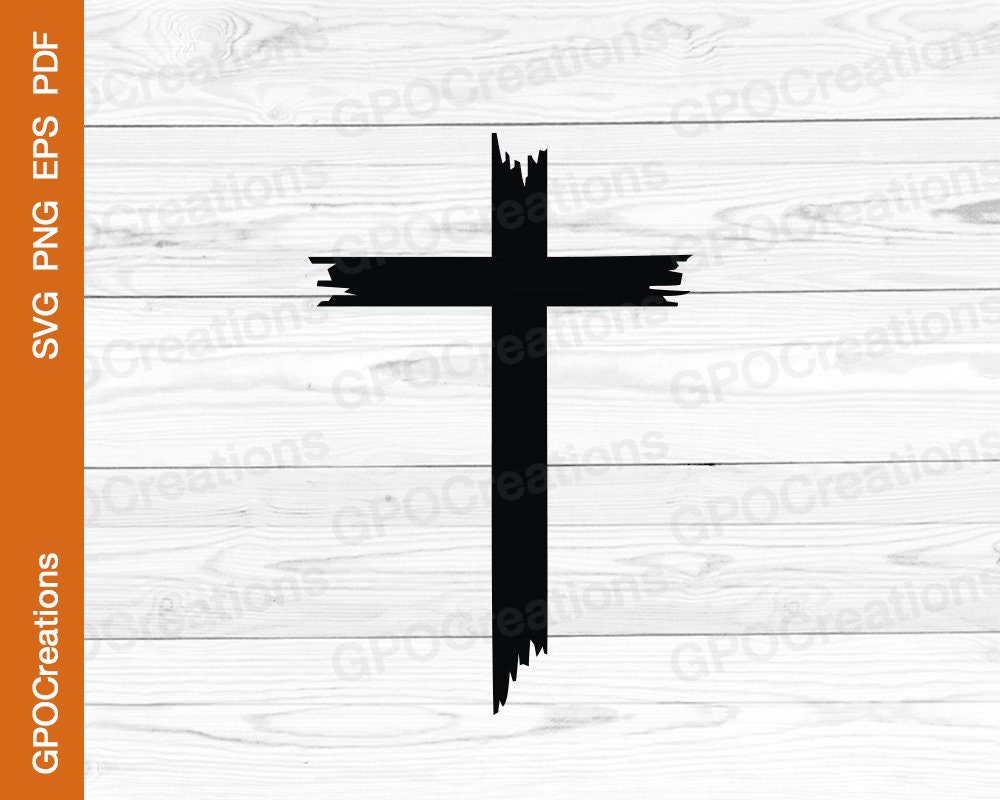 Cross SVG, Rustic Cross Svg, Jesus Cross SVG, Cross SVG Cut File, Bible ...
