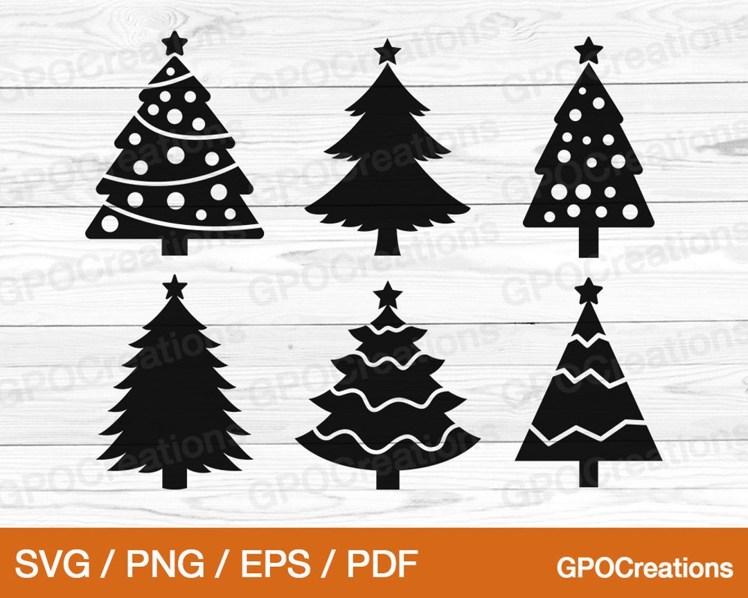 Christmas Tree SVG Christmas Trees SVG Christmas Cut File - Etsy