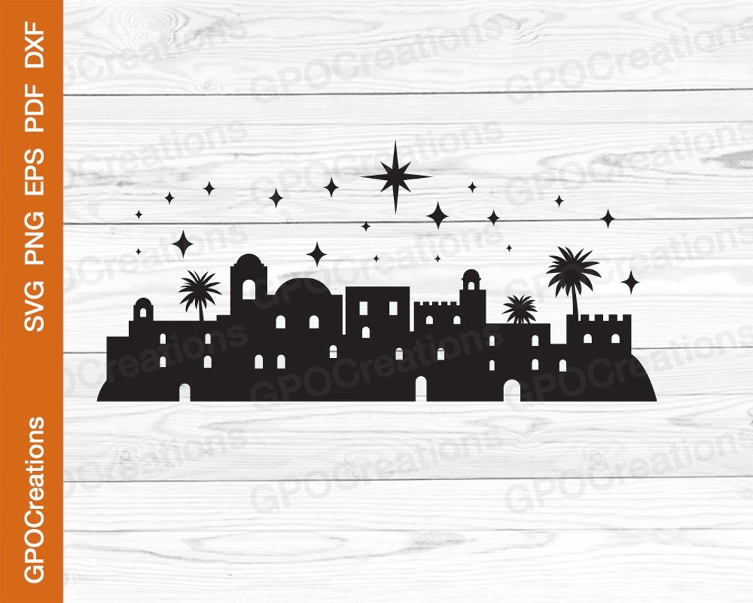 Bethlehem SVG, Christmas Star SVG, Bethlehem PNG, Bethlehem Clipart ...