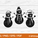 Snowman SVG, Snowman Clipart, Snowman Cut File, Christmas Snowman SVG ...