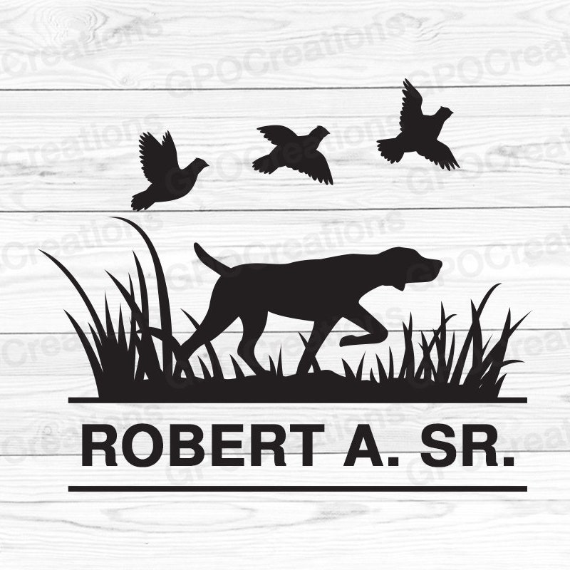 Hunting Dog and Quail - Etsy