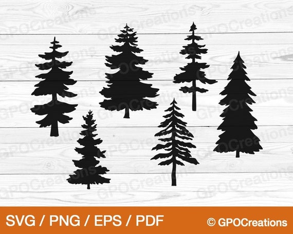 Pine Tree SVG Bundle Pine Tree SVG Christmas Tree SVG - Etsy