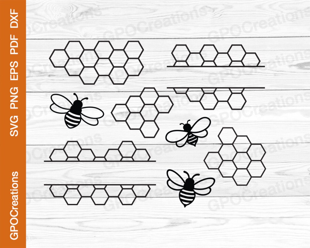 Honeycomb SVG, Honey Bee SVG, Honey SVG, Beekeeper Svg, Hexagon Svg ...