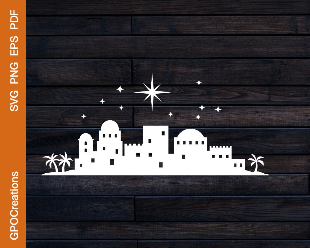 Bethlehem SVG, Christmas Star SVG, Bethlehem PNG, Bethlehem Clipart ...