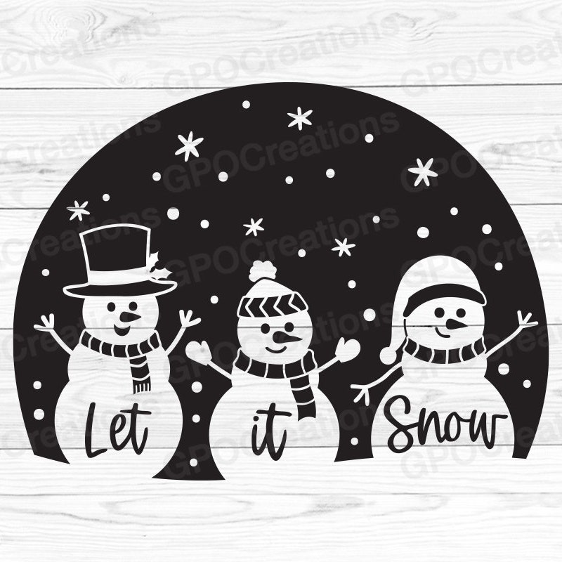 Snowman Stencils - Etsy