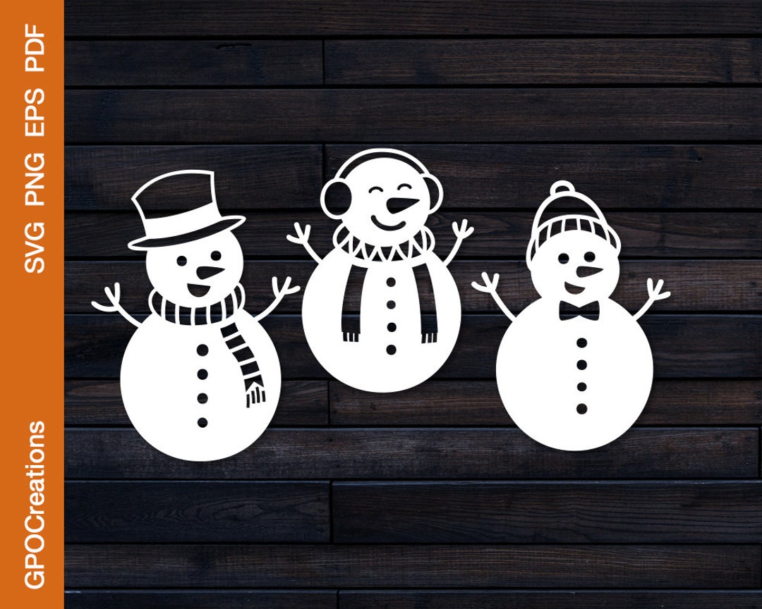 Snowman SVG, Christmas Snowman SVG, Snowman Ornament SVG, Christmas Svg ...
