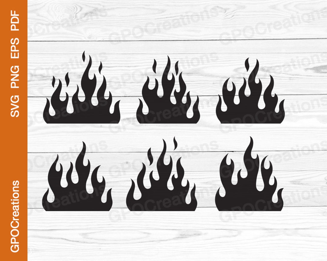 Fire SVG, Flames SVG, Fire Flame SVG, Flame Svg, Fire Clipart, Flames ...