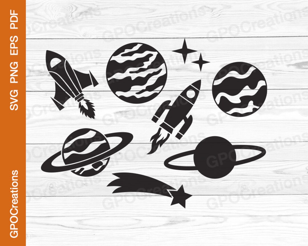 Spaceship SVG, Space SVG, Planet SVG, Rocket Svg, Spaceship Png, Rocket ...