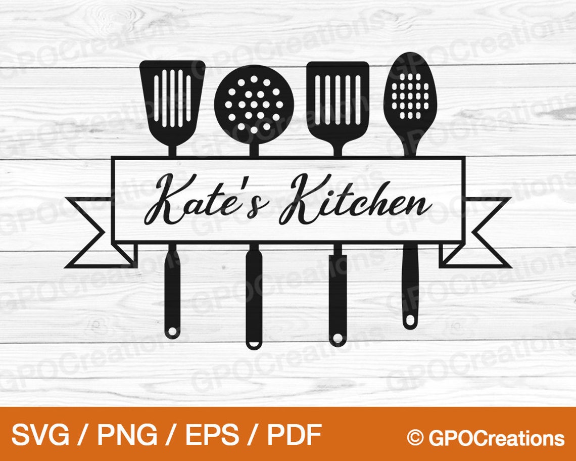 Kitchen Utensils SVG Kitchen SVG Kitchen Clipart Kitchen - Etsy