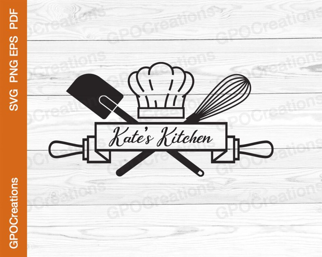 Baking SVG, Baking Monogram SVG, Baking Utensils SVG, Kitchen Svg ...