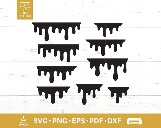 Paint Dripping Svg Dripping Borders Svg Dripping Svg Paint Drip Svg ...