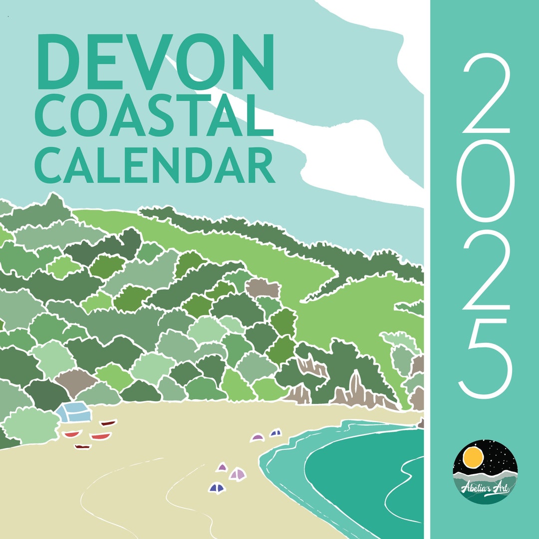 2025 Devon Coastal Calendar - Etsy