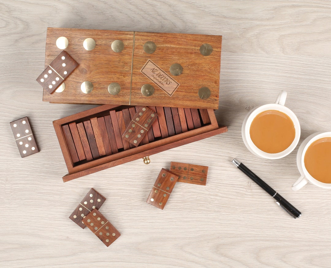 Handcrafted Rose Wood Domino Box NZ DECORS - Etsy