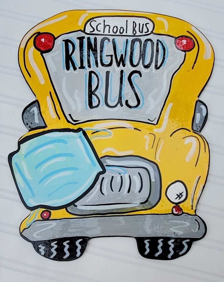School Bus Door Hanger - Etsy