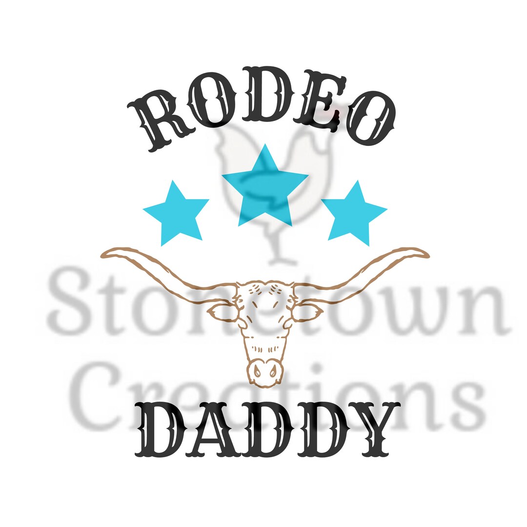 Rodeo Daddy My First Rodeo Family PNG Sublimation Digital Download - Etsy