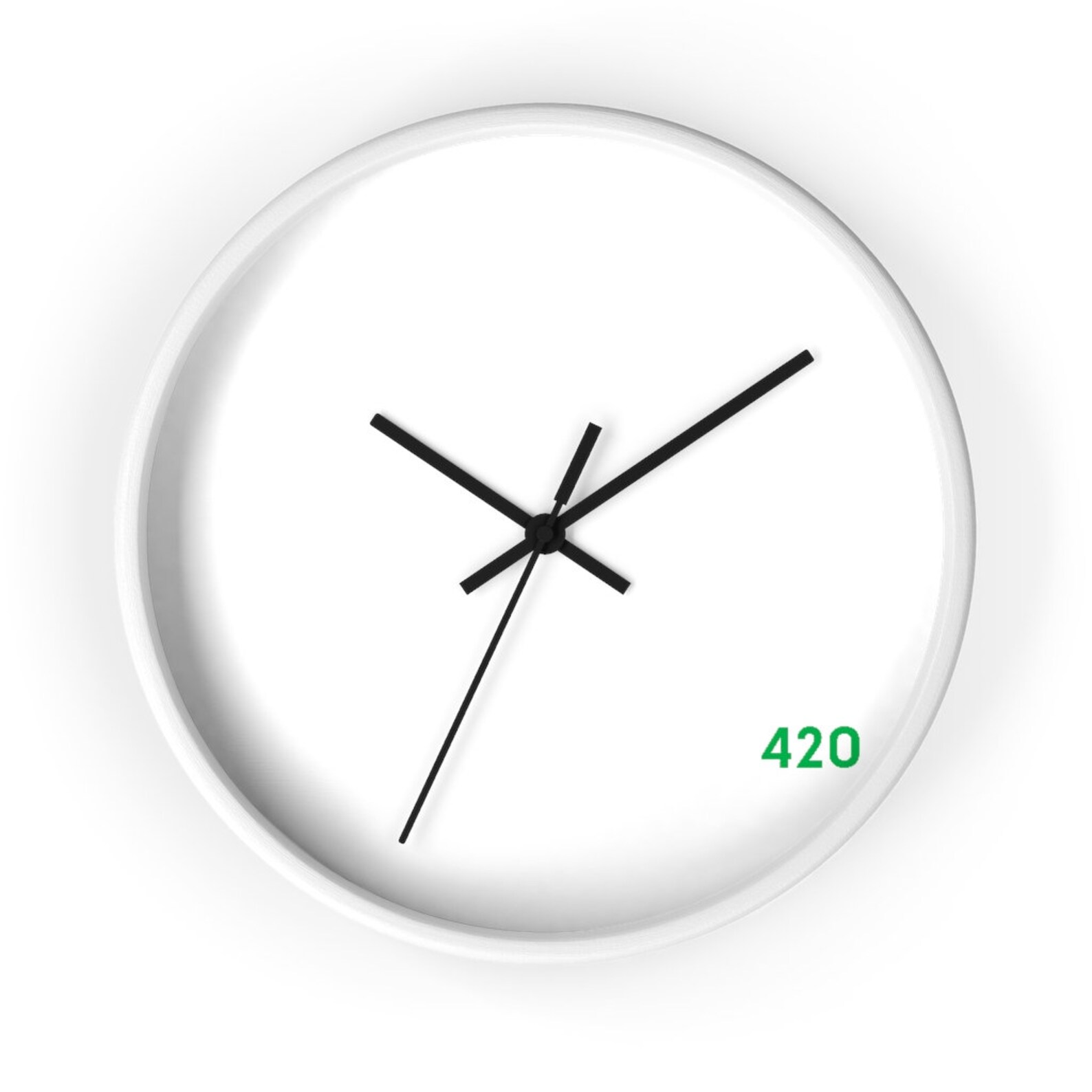 420 Wall Clock Weed Clock Time to Get High - Etsy