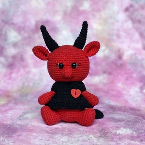 Cute Halloween Decor, Devil Plush Doll Toy, Red Devil Baby, Fun Stuffed ...
