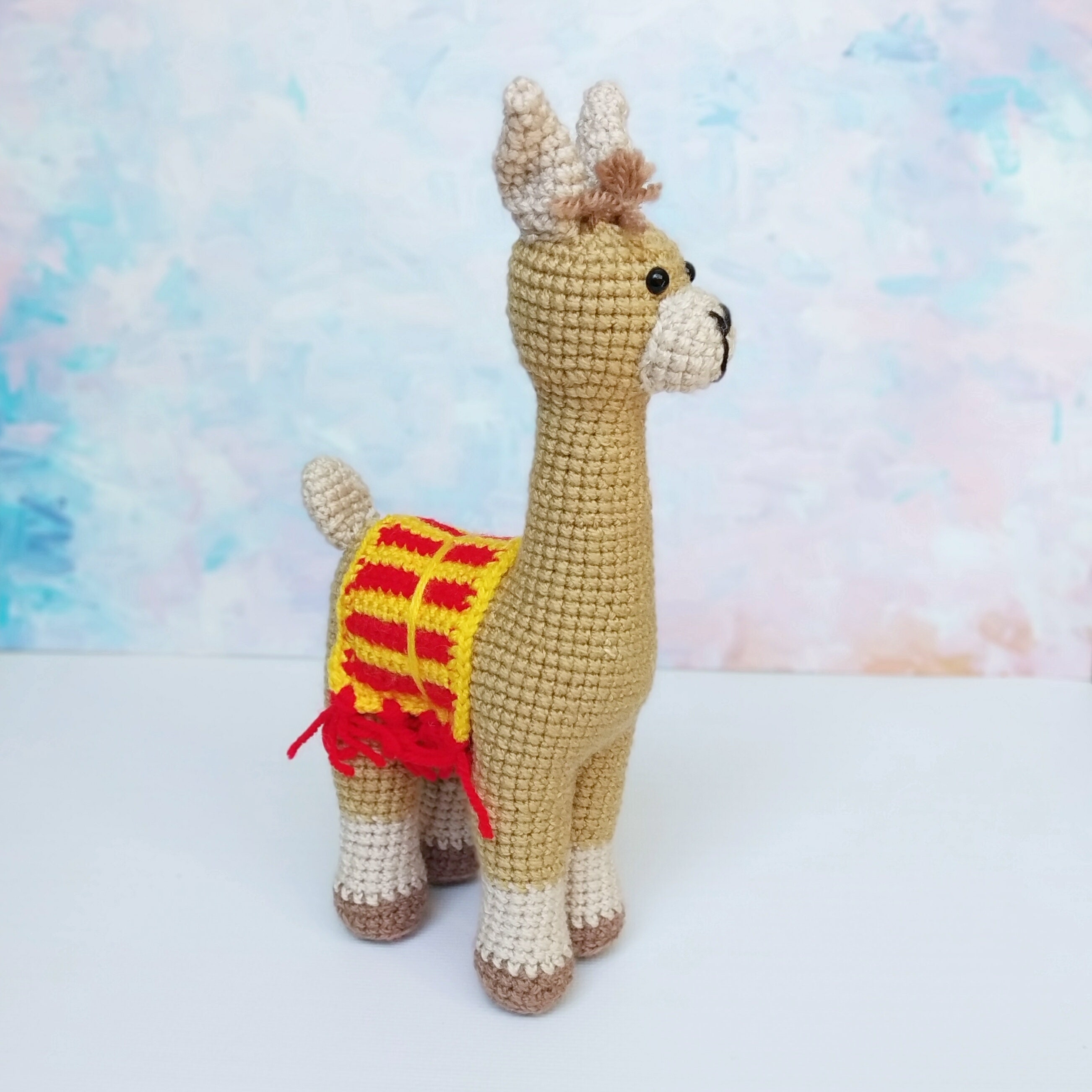Cute Llama Home Decor or Baby Toy Alpaca Gift for Friend - Etsy