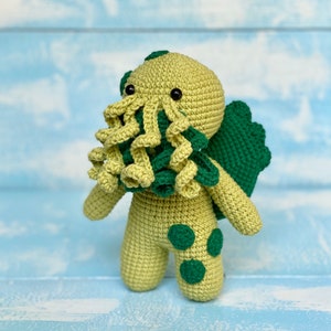 Cthulhu Plush Toy, Crocheted Cthulhu, Cthulhu Lover Gift, Stuffed ...