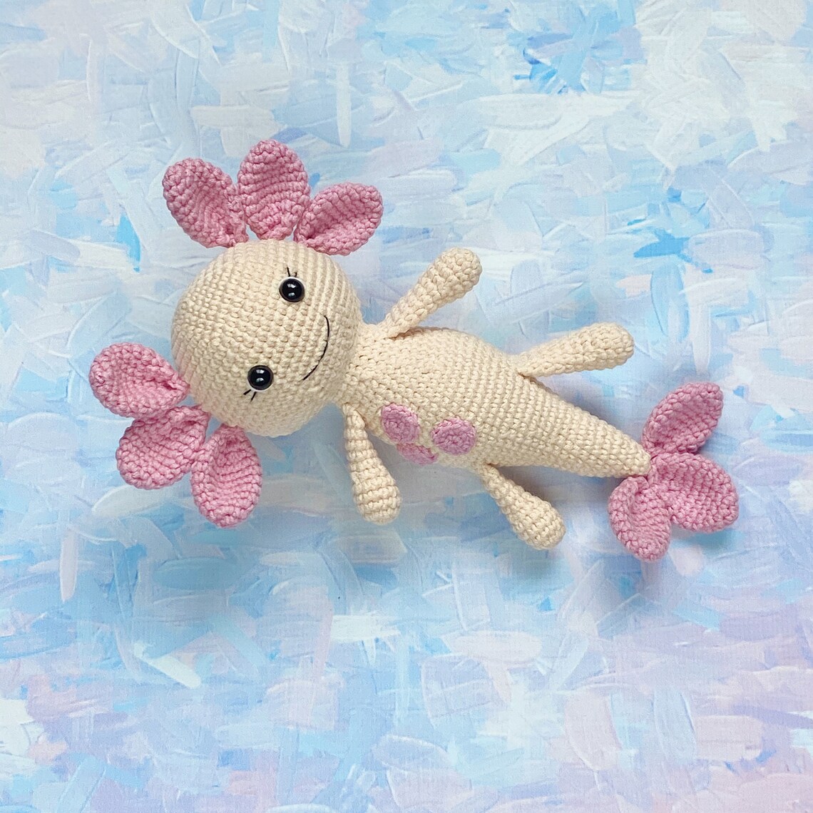 Crochet Axolotl Pink Axolotl Gift Axolotl Lover Gift Plush - Etsy