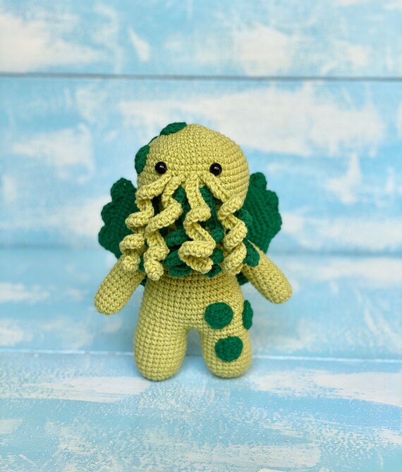 Cthulhu Plush Toy Crocheted Cthulhu Cthulhu Lover Gift | Etsy