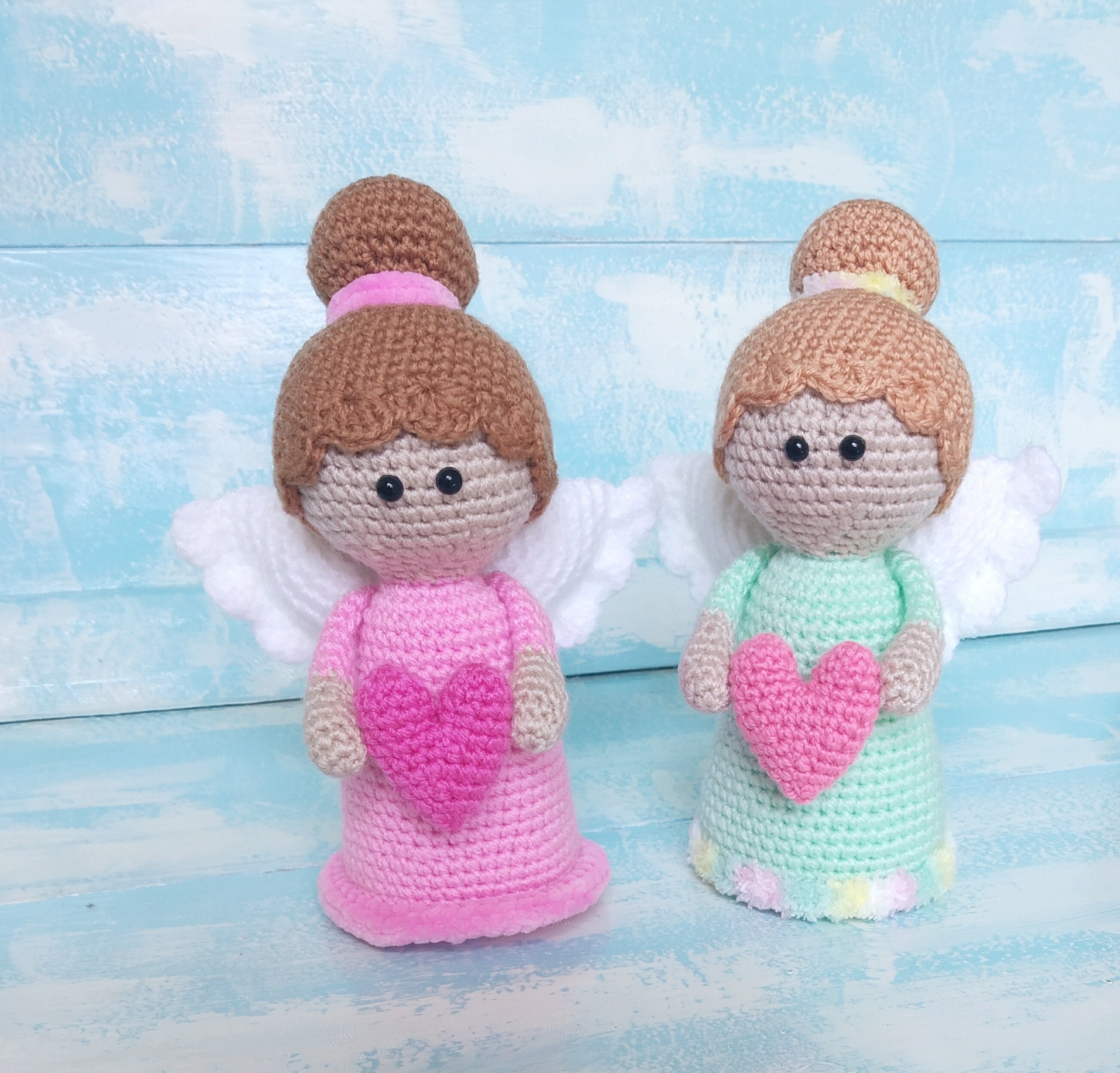 Crocheted Angel Gift Amigurumi Angel Figurine Miniature - Etsy