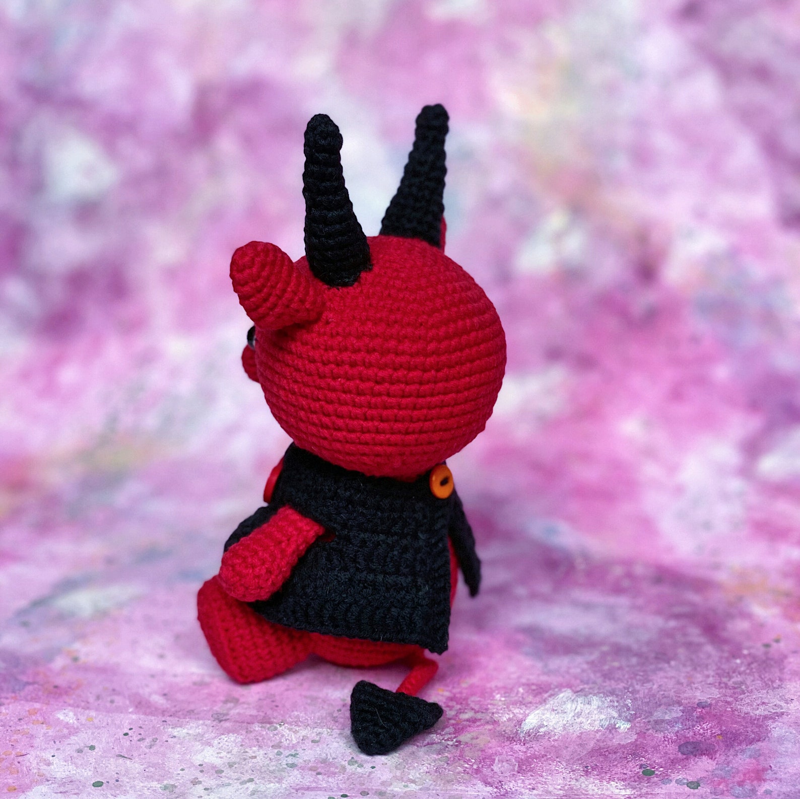 Cute Halloween Decor Devil Plush Doll Toy Red Devil Baby - Etsy