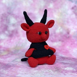 Cute Halloween Decor, Devil Plush Doll Toy, Red Devil Baby, Fun Stuffed ...