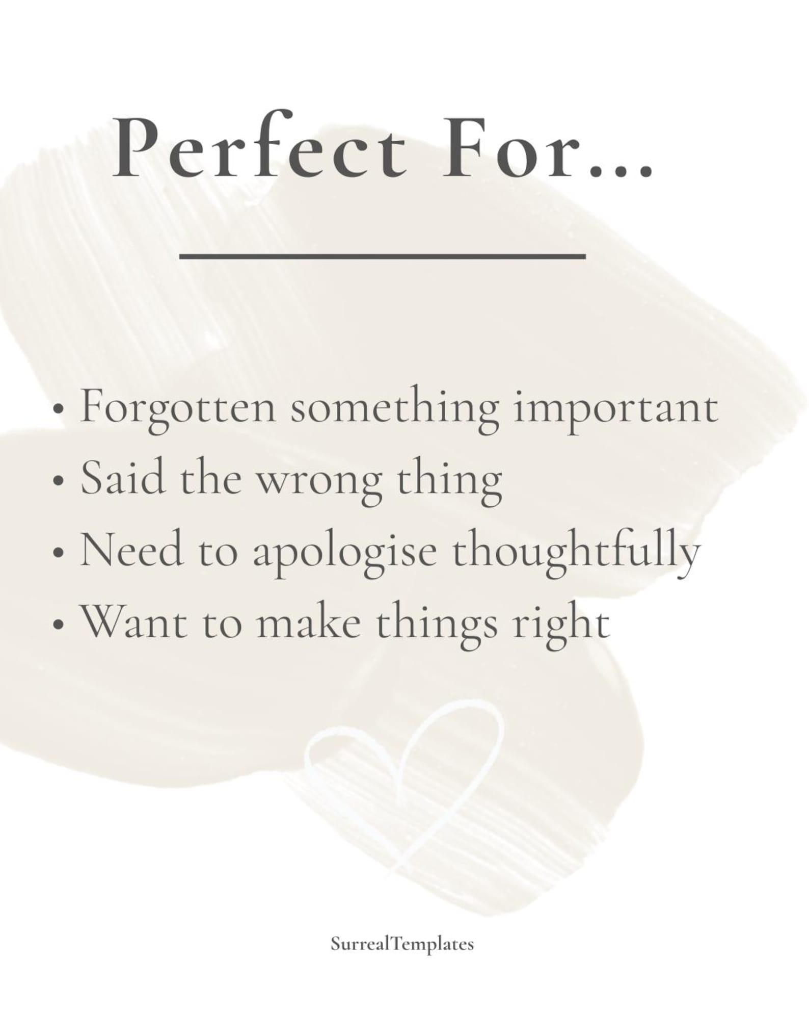 Apology Message Cards | Minimalist Sorry Cards | Digital Download ...