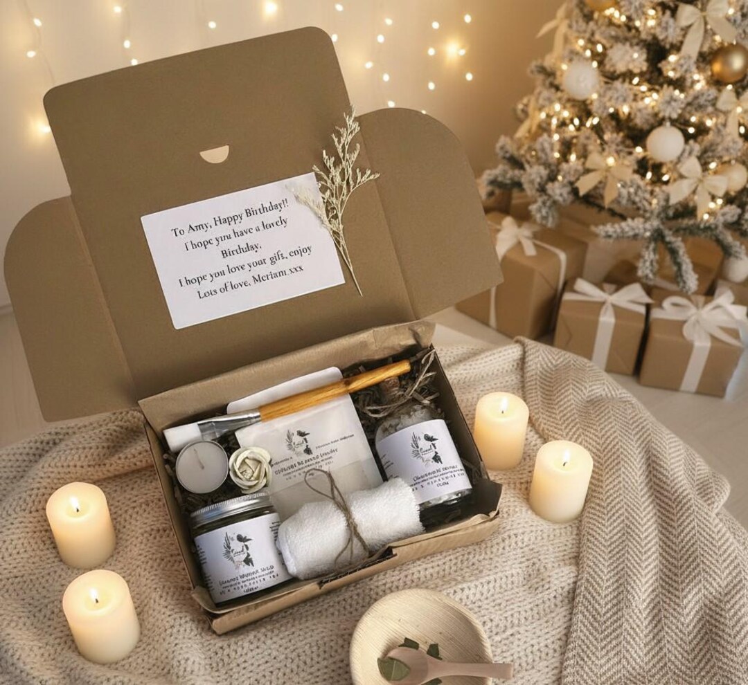 PAMPER HAMPER HANDMADE Cosmetic Facial Skincare Zero Waste Organic Gift ...