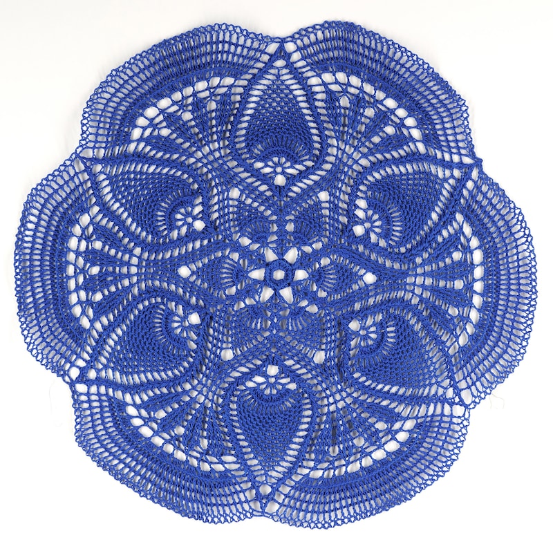 Blue Doilies - Etsy