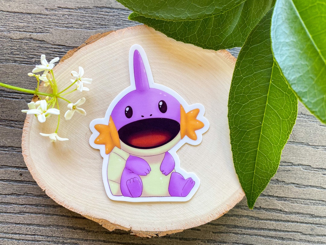 Shiny Mudkip Waterproof Sticker Pokemon Stickers Stocking - Etsy